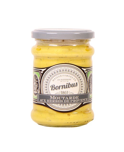 Mustard with Herbes de Provence - Bornibus - edelices.co.uk