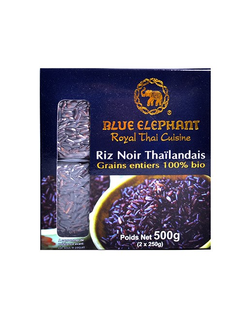 Organic Thai black rice - Blue Elephant - edelices.co.uk