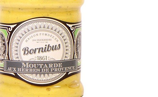 Mustard with Herbes de Provence - Bornibus - edelices.co.uk